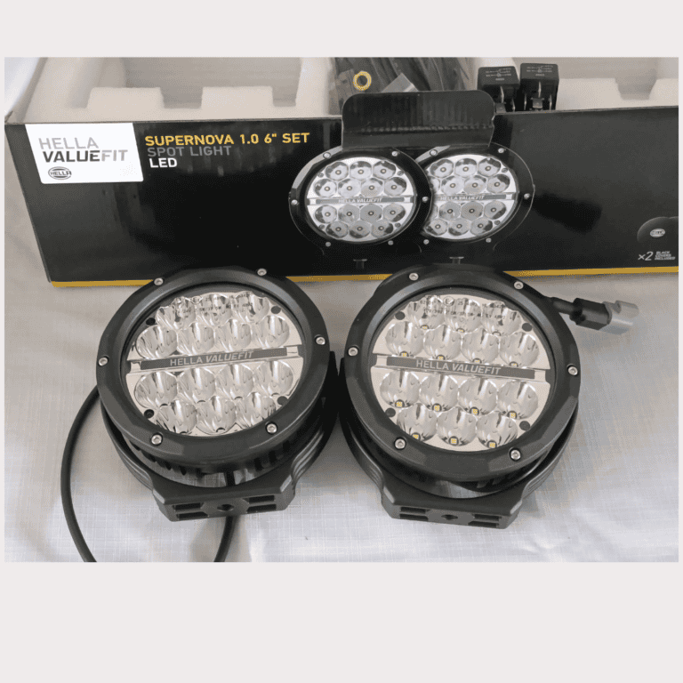 Hella 6″ ValueFit Supernova LED Spot Light Set
